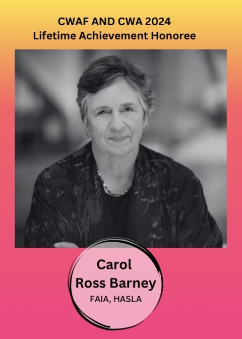 CWAF LIFETIME ACHIEVEMENT AWARD 2024 – Chicago Women in Architecture