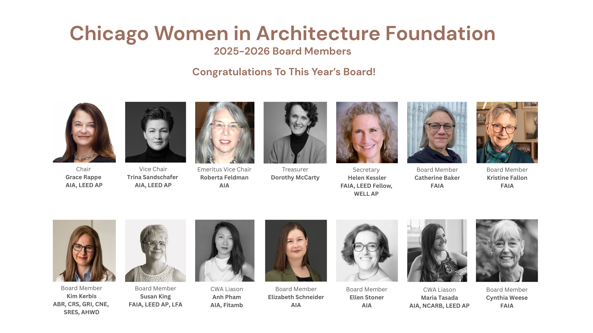 Chicago Women in Architecture – A not-for-profit, volunteer ...